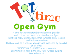 Chanute Recreation Commission: Tot Time